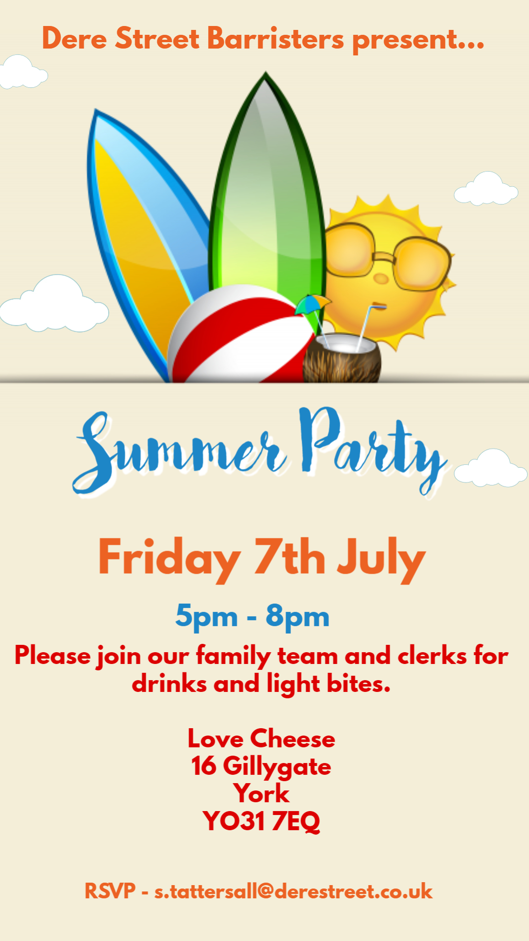 Dere Street's Family Team Summer Party - Dere Street Barristers